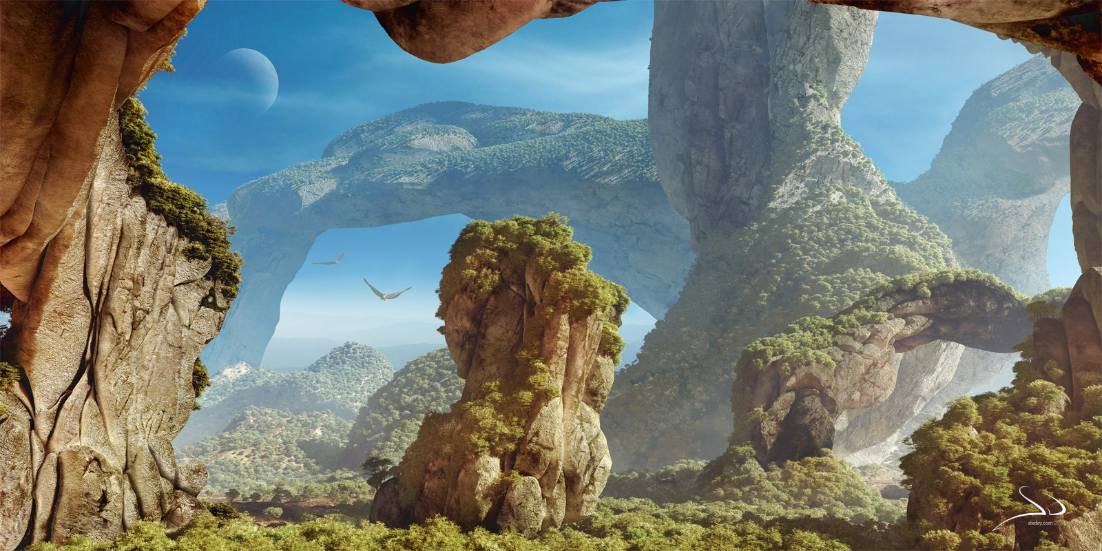 Les arches de Xhion – Grand Site de l'Empire